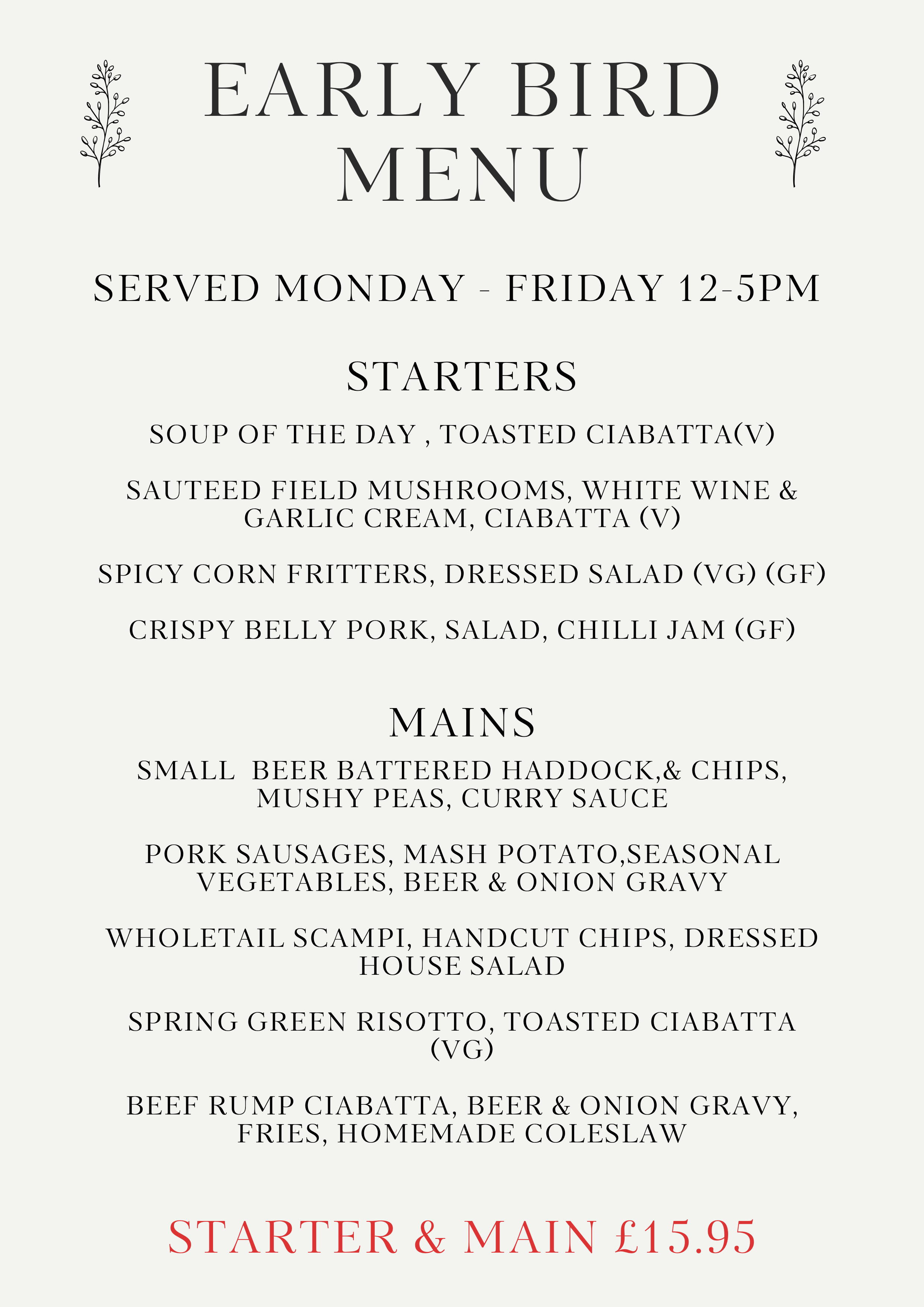 The Stubbing Wharf | Menus